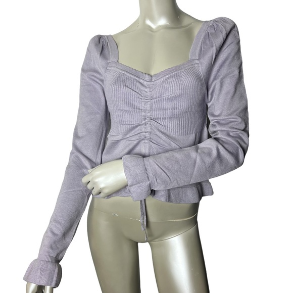 Haute Monde | Sweaters | Haute Monde Brand Lilac Purple Summer Knit Top ...